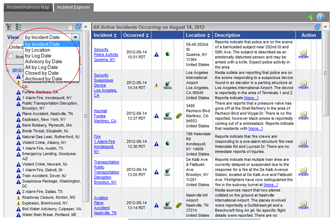 NC4 Risk Center - Using the Incident Explorer – Everbridge