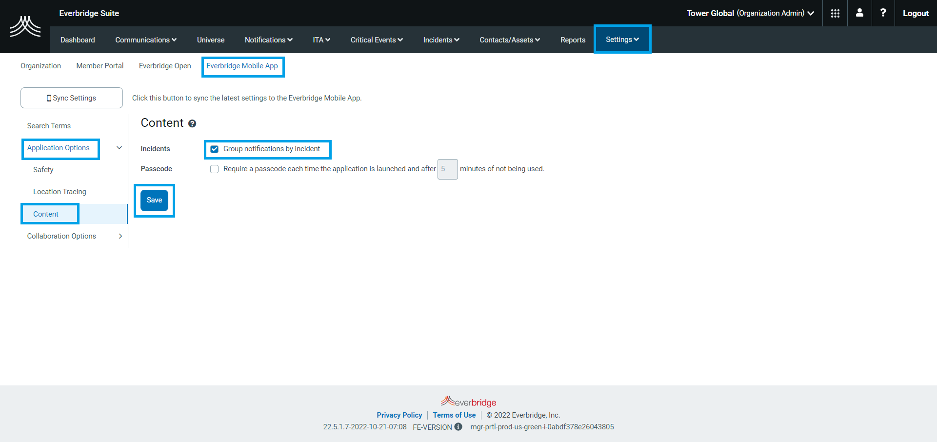 Mobile: Grouping Incident Notifications by Incidents in the Everbridge ...