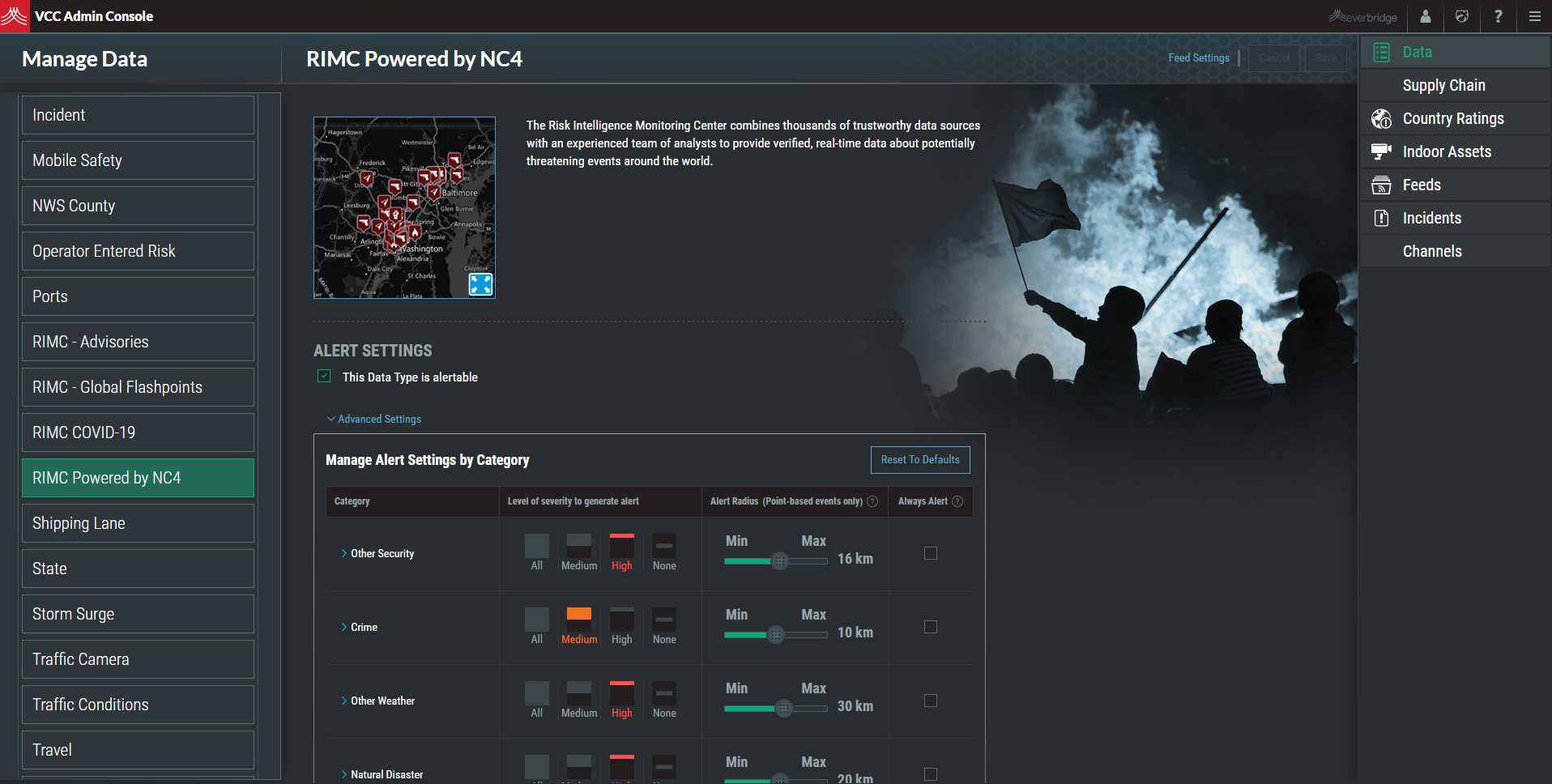 VCC: The Global Intelligence Operations Center (GIOC) Feed for Visual ...