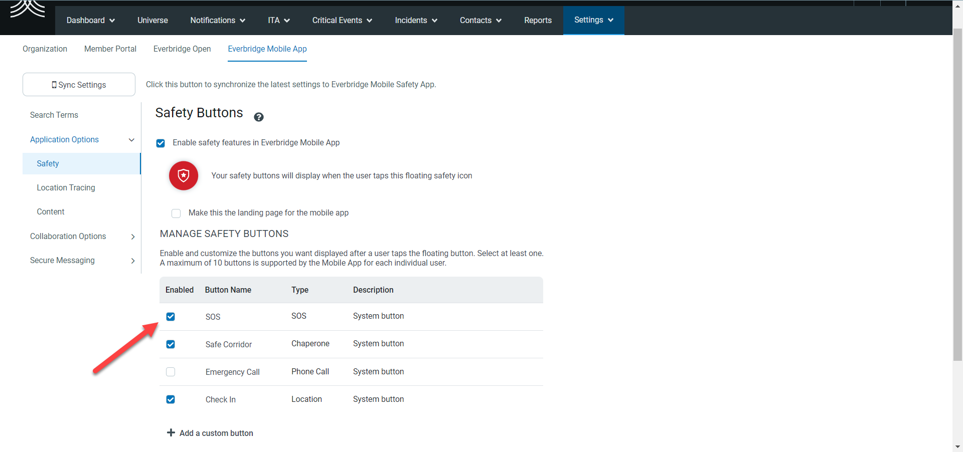 Mobile: Some Contacts Cannot See the Safety Buttons in the Everbridge ...