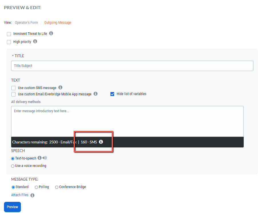 EBS: Everbridge SmartPath: Single SMS – Everbridge