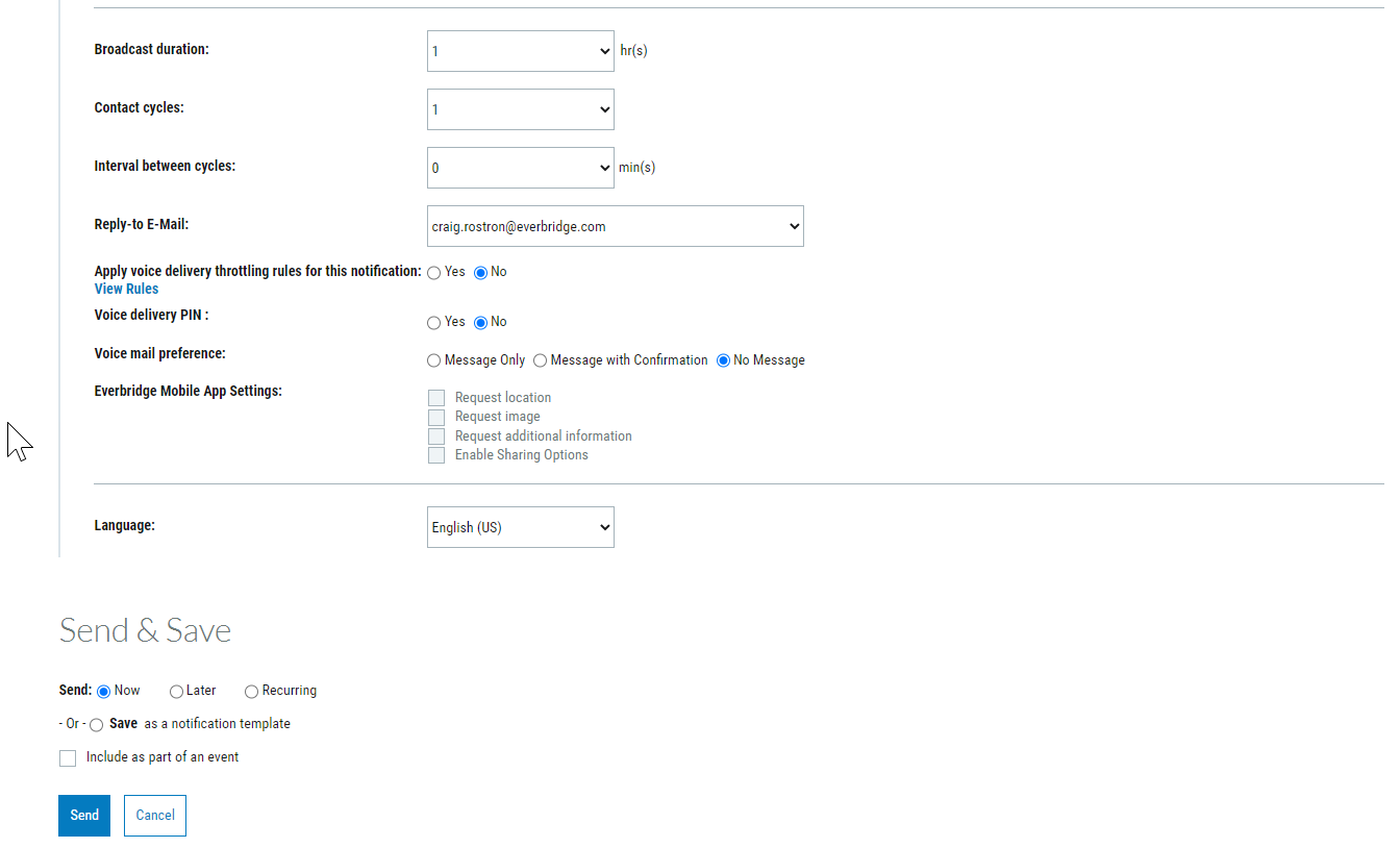 EBS: How to Change the Language for Voice Notifications and Incidents ...