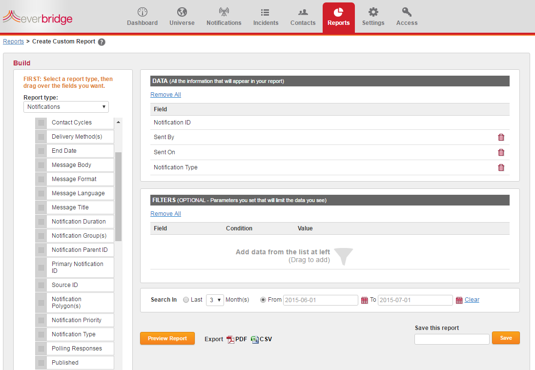 EBS: How to View the Notification History for Your Organization in Everbridge Suite – Everbridge