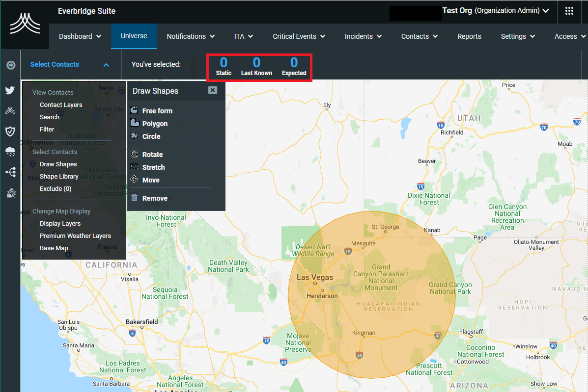 EBS: How to Save a Shape Drawn Under the Everbridge Universe Tab Into ...
