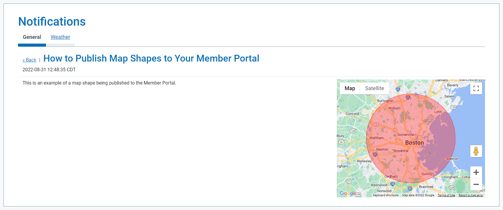 EBS: How to Publish Map Shapes to Your Everbridge Member Portal ...