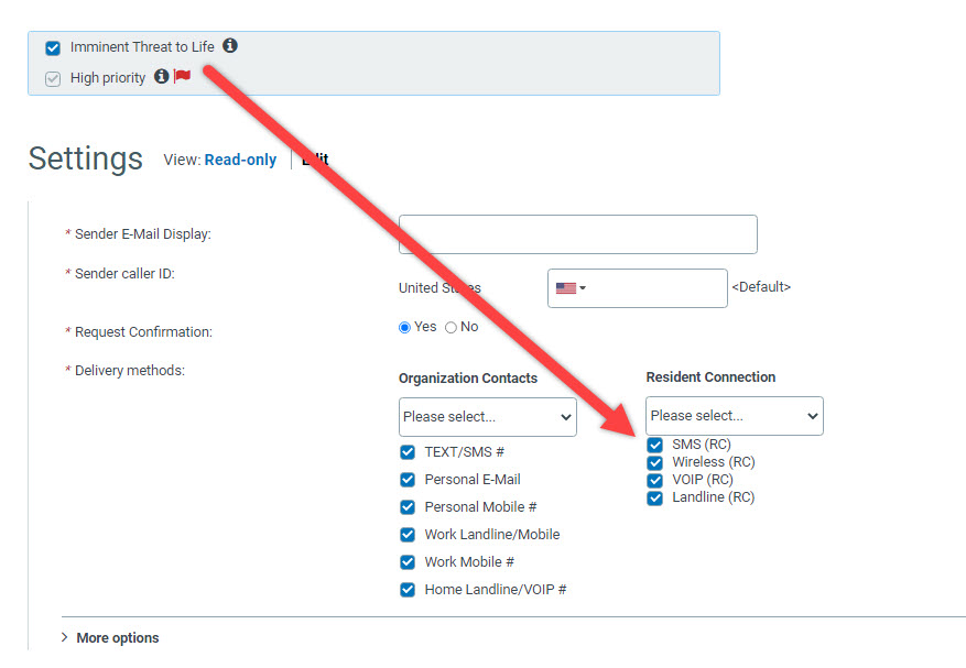EBS: Resident Connection - Why Can't I Send Notifications to the SMS ...