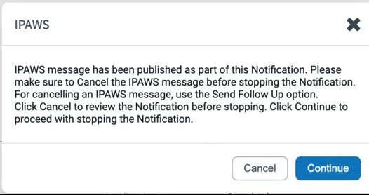 EBS: How to Cancel or Update Sent IPAWS Messages in Everbridge Suite – Everbridge